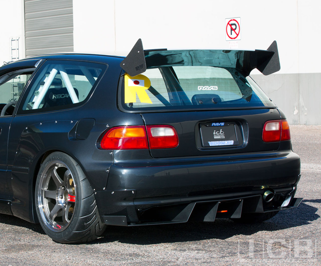 JDM First Molding Carbon Fiber USDM License Plate