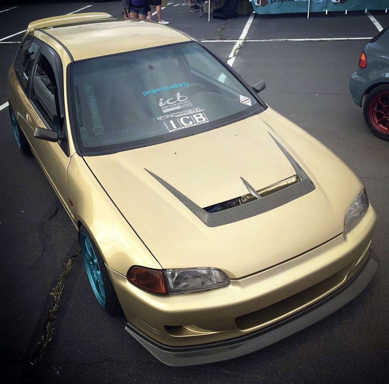 JDM First Molding Kelvar/FRP Aero Vented Hood Honda Integra DC2 (JDM ...