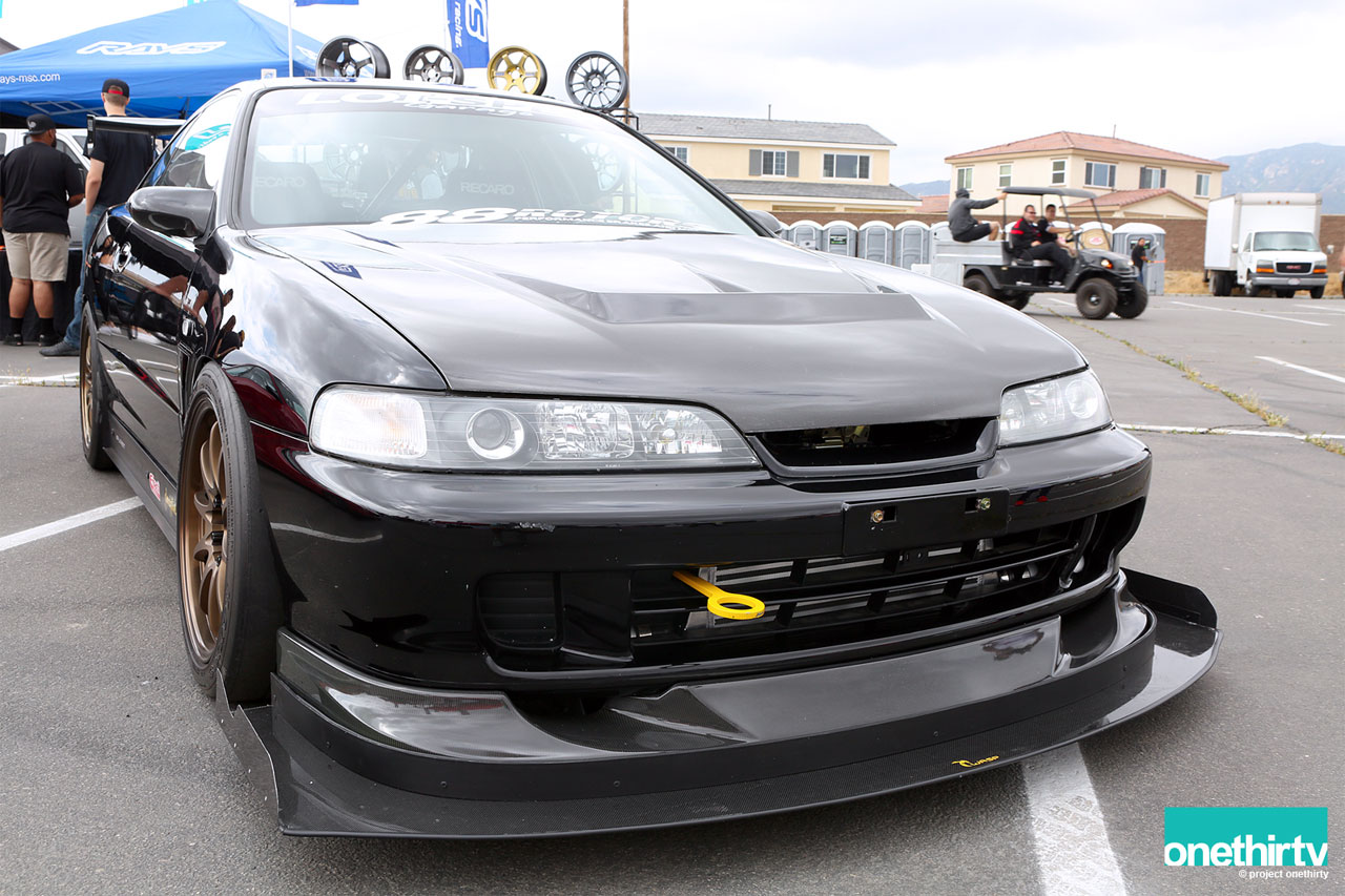 JDM First Molding FRP Aero Vented Hood Honda Integra DC2 Civic EG6 EK4 ...