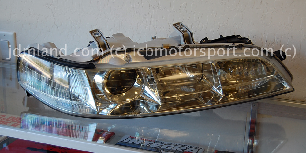 Used JDM Integra DC2 96 SiR-G Chrome Housing Headlights