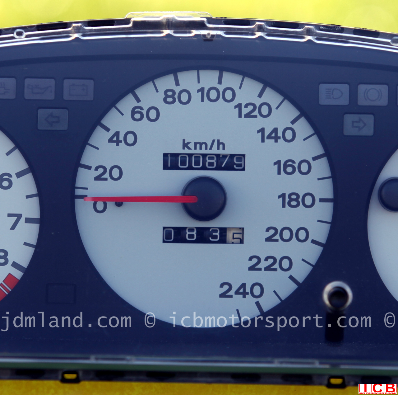 USED JDM Civic EG6 SiR Gauge Cluster with K's Meter Works 250km/h ...