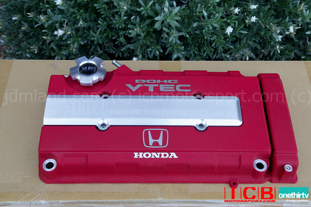 JUN Auto Mechanic Billet B16A/B18C DOHC VTEC Spark Plug Cover