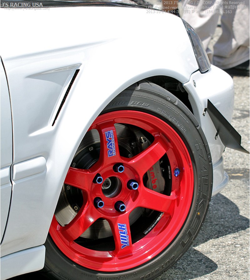 J's Racing Wide Fenders 15mm Civic EG6 EK4 EK9 EP3 Integra DC2 DC5