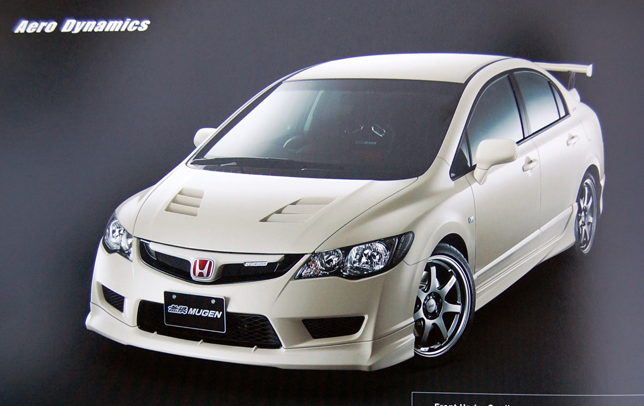 Mugen Aero Front Lip Spoiler Kit Civic JDM FD2 Civic Type R 06-11 71110-XKPC-K0S0-ZZ