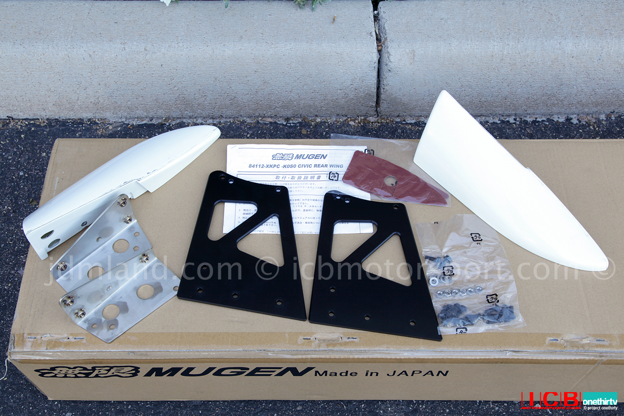 Mugen Aero FD2 Type R 2006-2011 Civic 4-Door - Adjustable Rear Wing ...