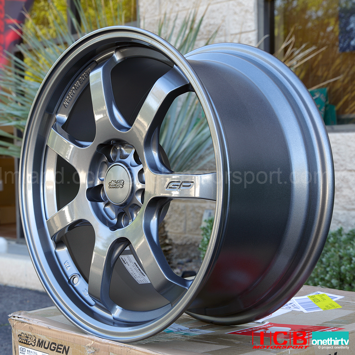 Mugen GP Forged Wheel Gun Metallic Finish Honda S2000 AP1/AP2 17X7.5 ...