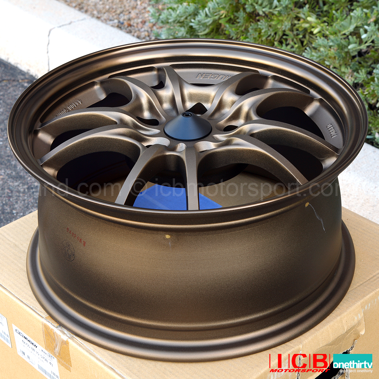 Mugen MF10 Forged Wheels 5X114.3 15X7.0 +43 Offset Bronze