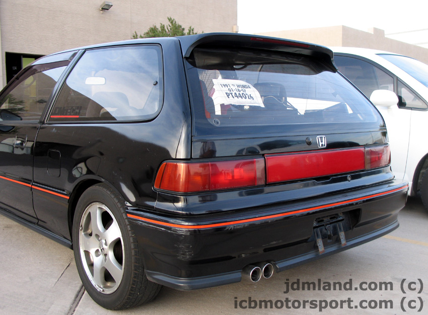 JDM Honda Civic EF9 SiR Rear Lip Spoiler - RARE