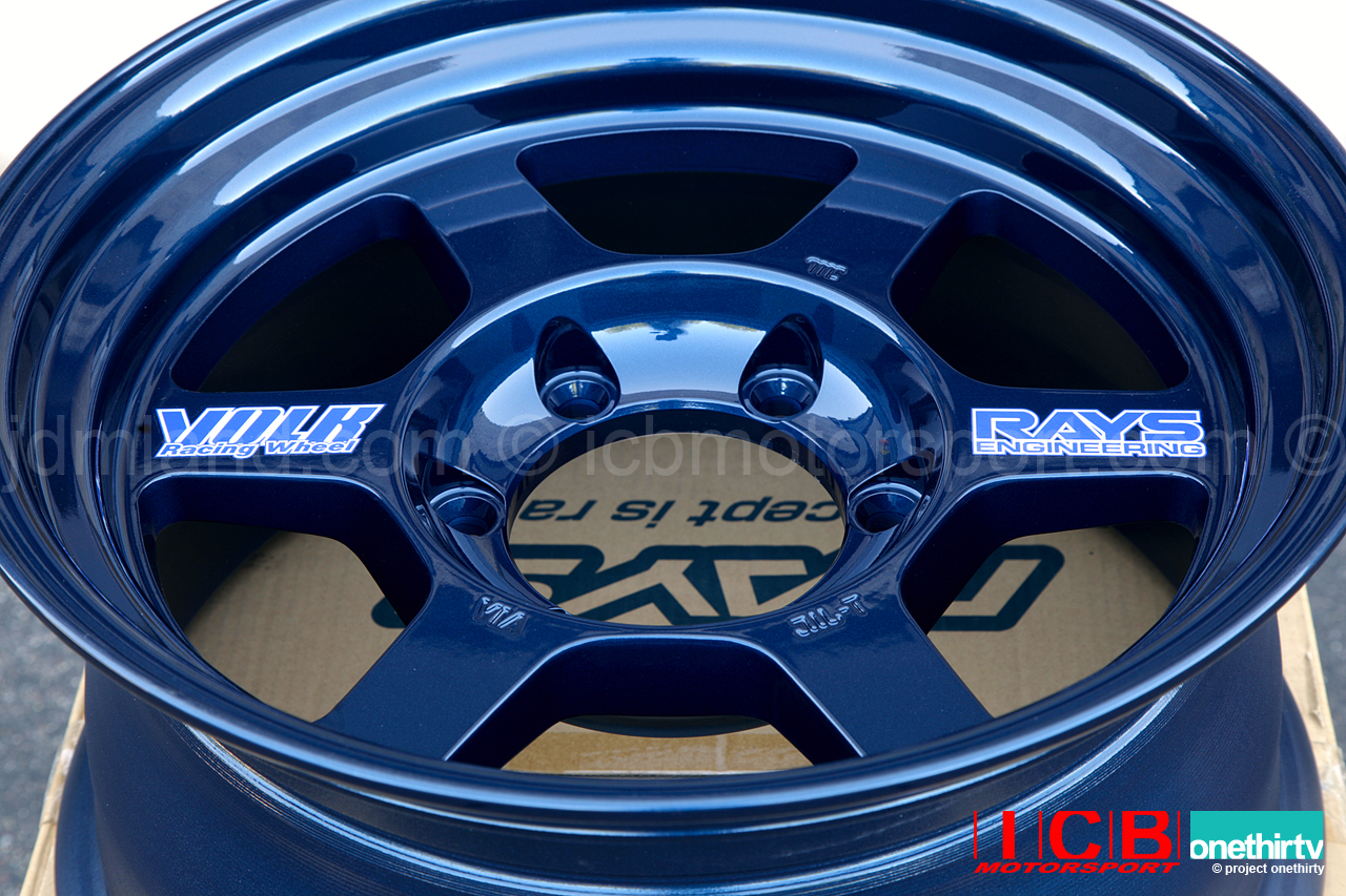 Rays Volk Racing TE37X OG Wheels 16X8 6X139.7 0 Offset Mag Blue Large P ...