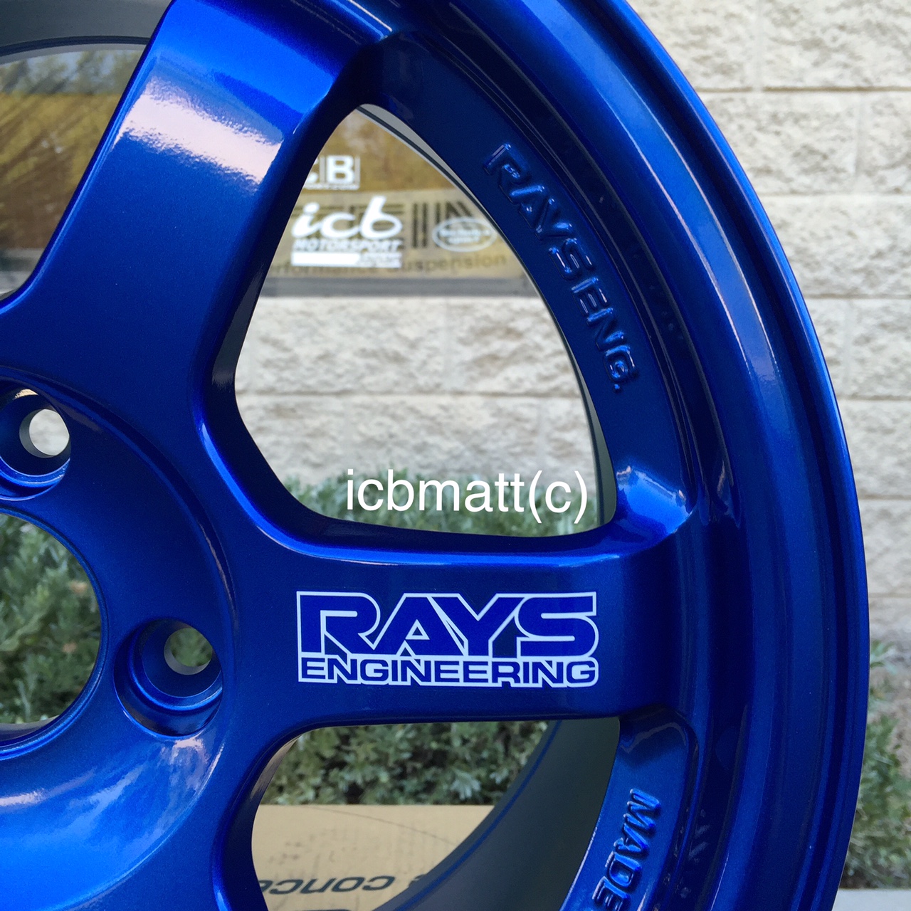 Rays Volk Racing TE37 Wheels 15X8 4X100 +35 Offset Hyper Blue