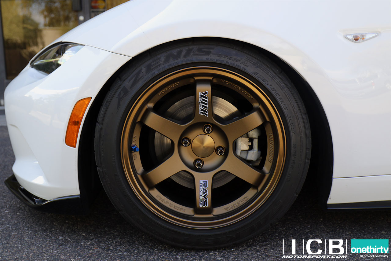 Rays Volk Racing TE37 Wheels 16X8 4X100 +25 Offset Bronze Concave Face