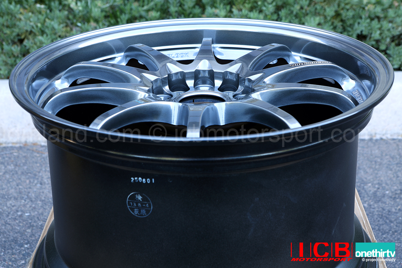 Rays Volk Racing CE28N Mag Blue Wheels Set 5X114.3 17X9 +63 Offset ...