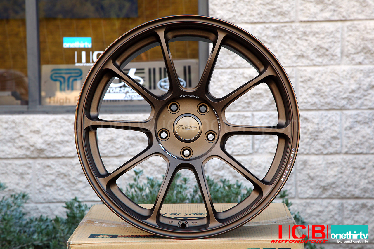 Rays Volk Racing ZE40 Bronze Set 18X10 +39 Offset 5X114.3 Concave