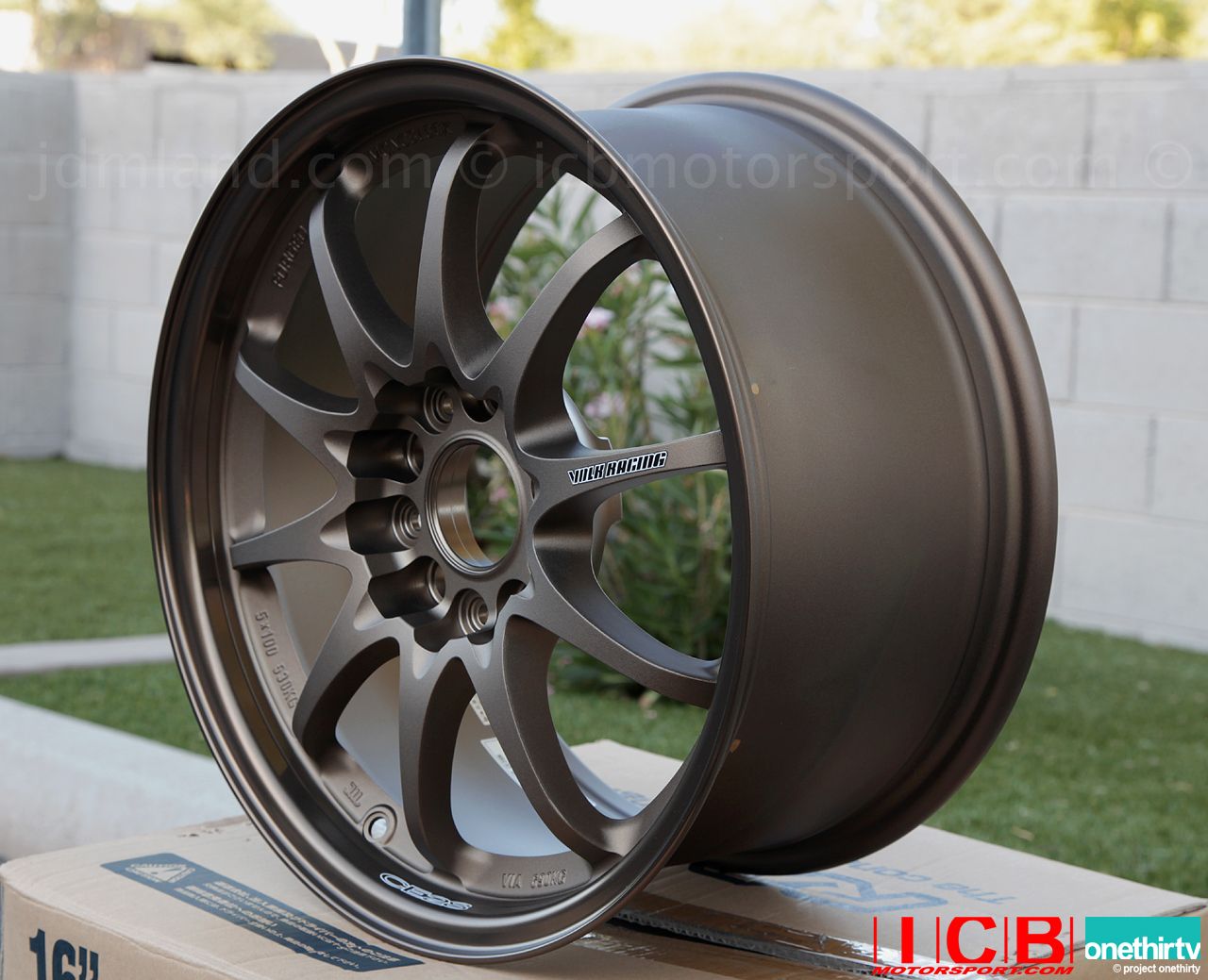 Rays Volk Racing CE28N Wheels 16X8 5X114.3 +42 Offset Bronze