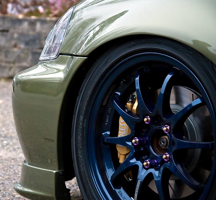 Rays Volk Racing CE28N Wheels 16X7 5X114.3 +42 Offset Magnesium Blue ...