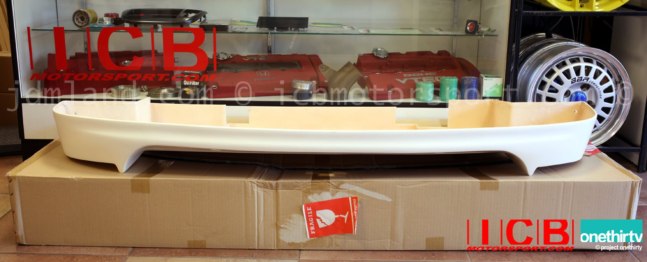 Sergeant RD Racing Division Rear Lip with Integrated Diffuser Civic EK4 ...