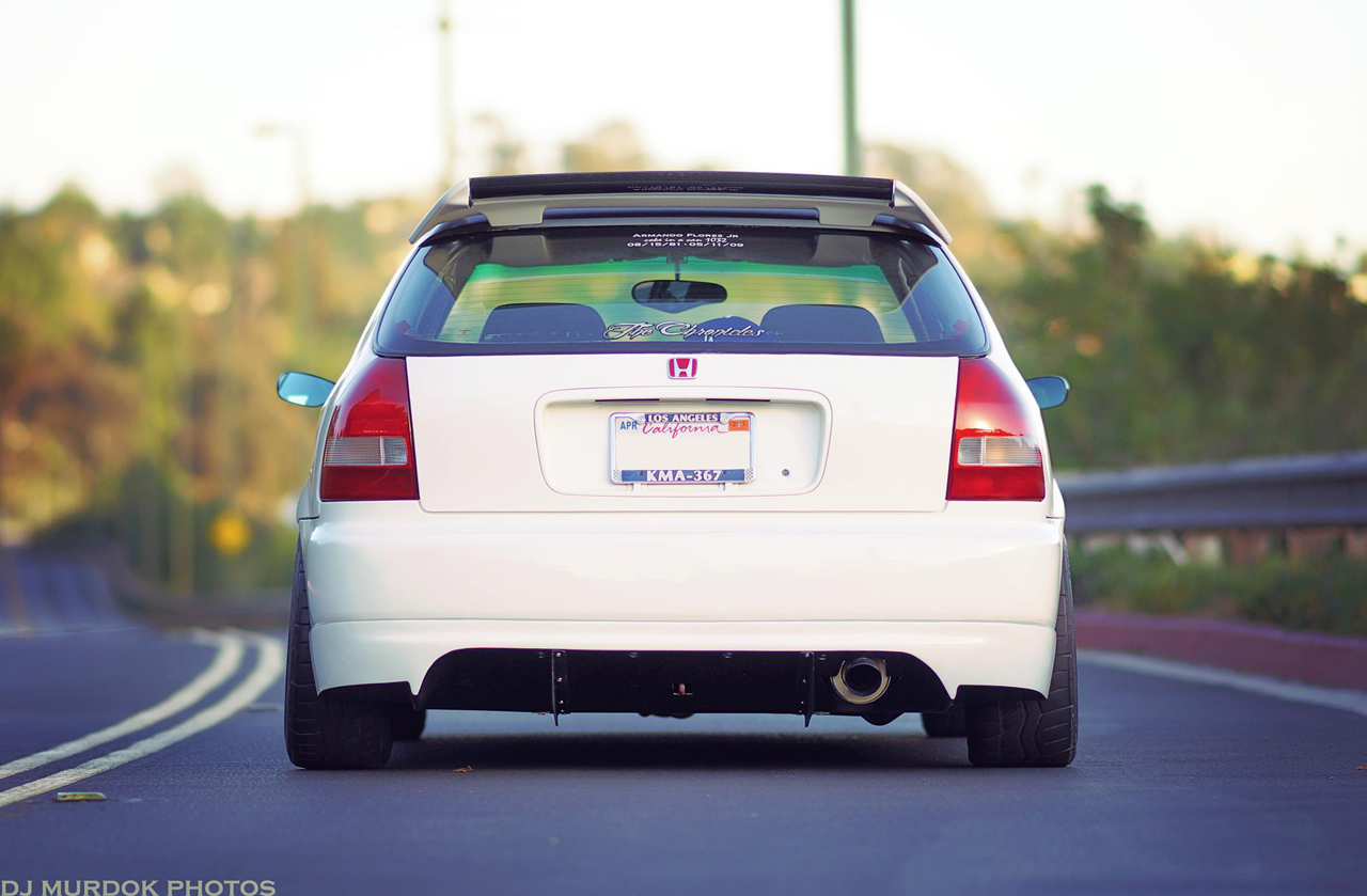 Sergeant RD Racing Division Rear Lip with Integrated Diffuser Civic EK4 ...
