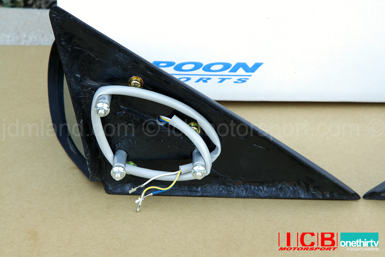 Spoon Sports Gen III Carbon Fiber Mirrors with Power Adjust Civic EG6 ...