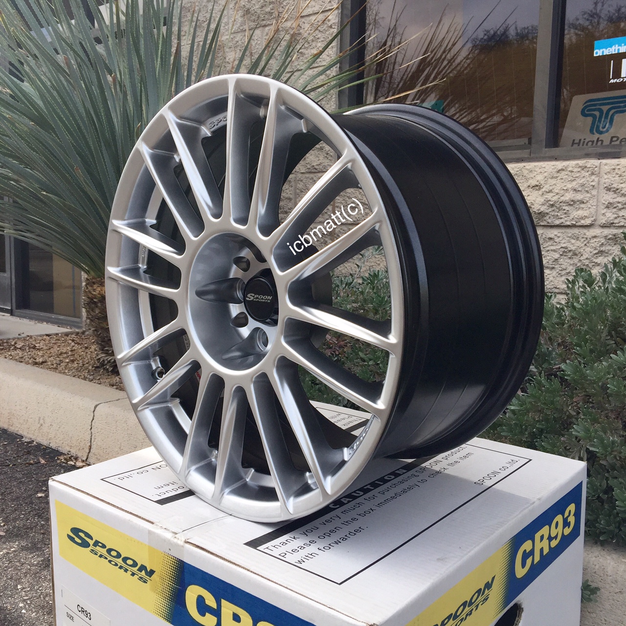 Spoon Sports CR93 Wheels Hyper Silver 17X9.5 +38 offset Honda S2000 AP1/AP2