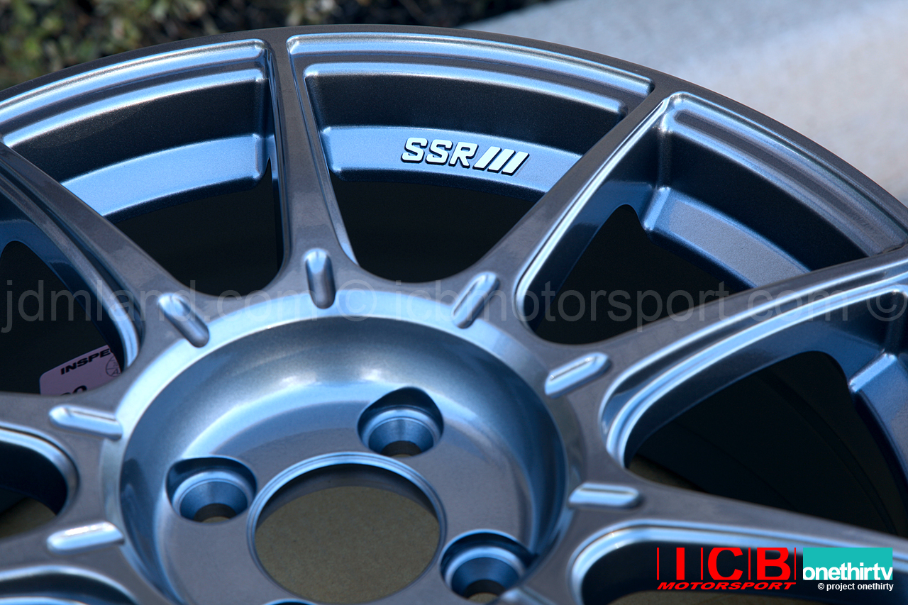 SSR GTX01 17X7 4X100 +42 Offset Dark Silver