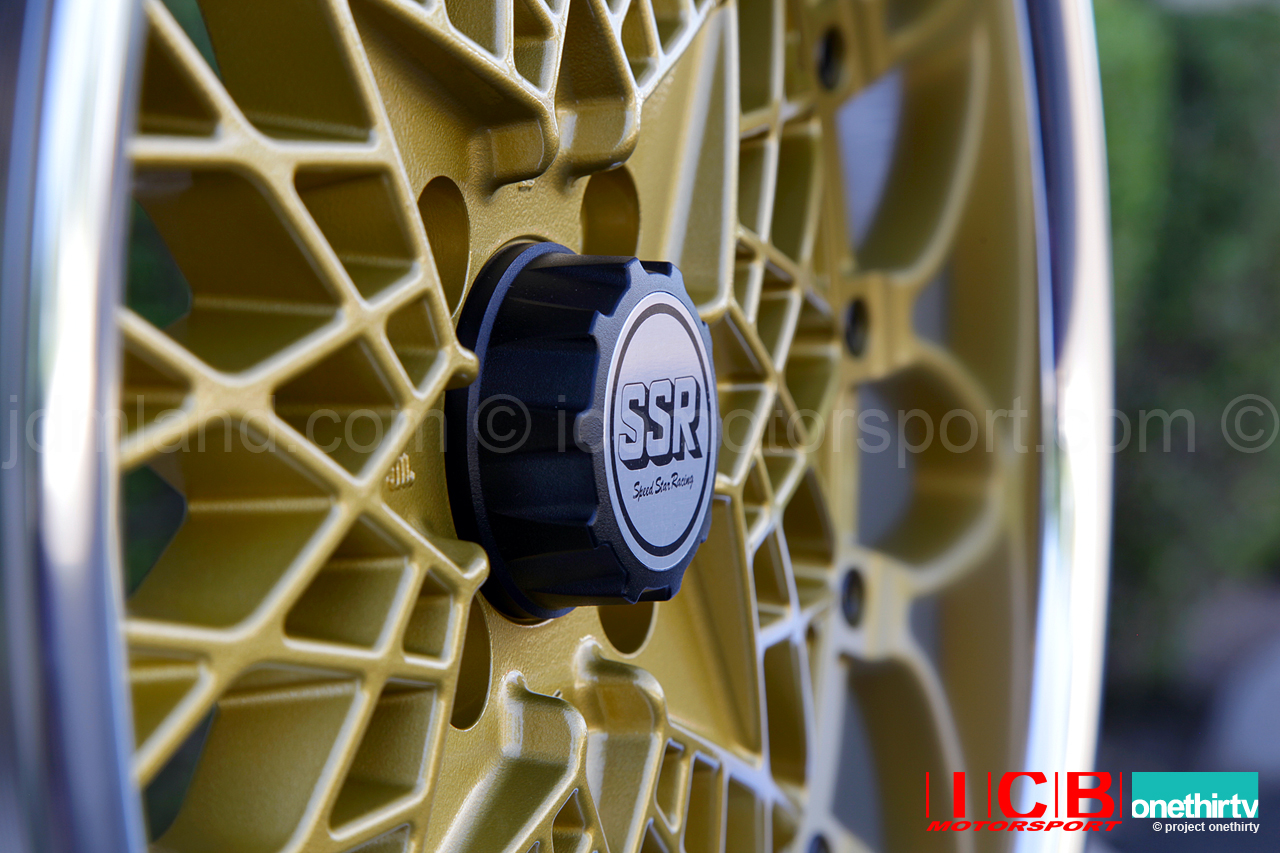 SSR Formula Mesh 3 piece wheel Formula Gold 16X8 4X100 39 Offset 65mm Lip